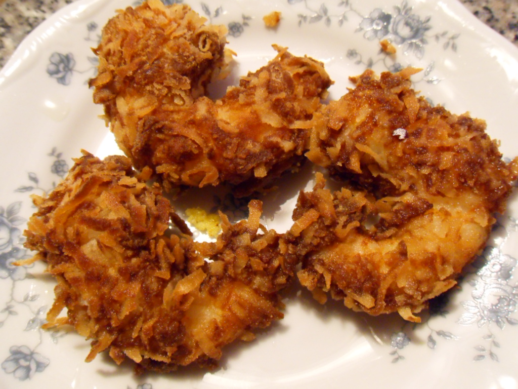 Coconut Shrimp - Cornmeal Crusted Shrimp - Sweet Goat Cheese Grape ...