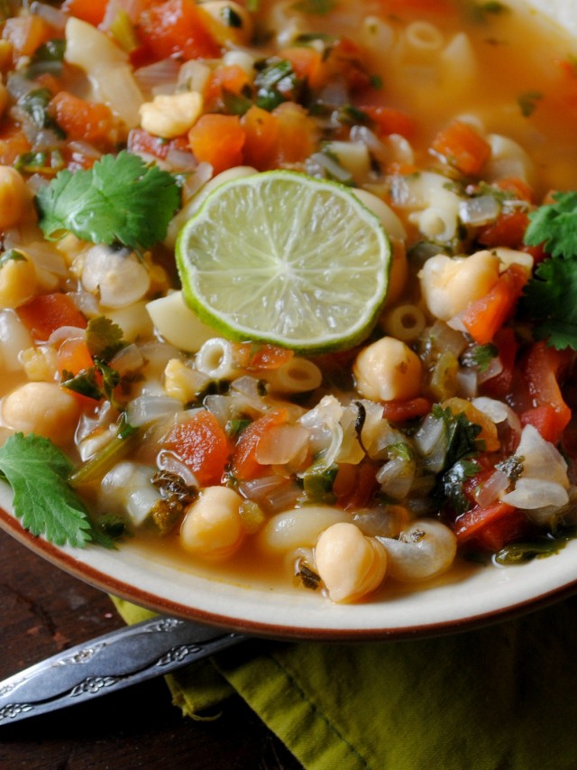Easy Garbanzo Soup - Sweet Life