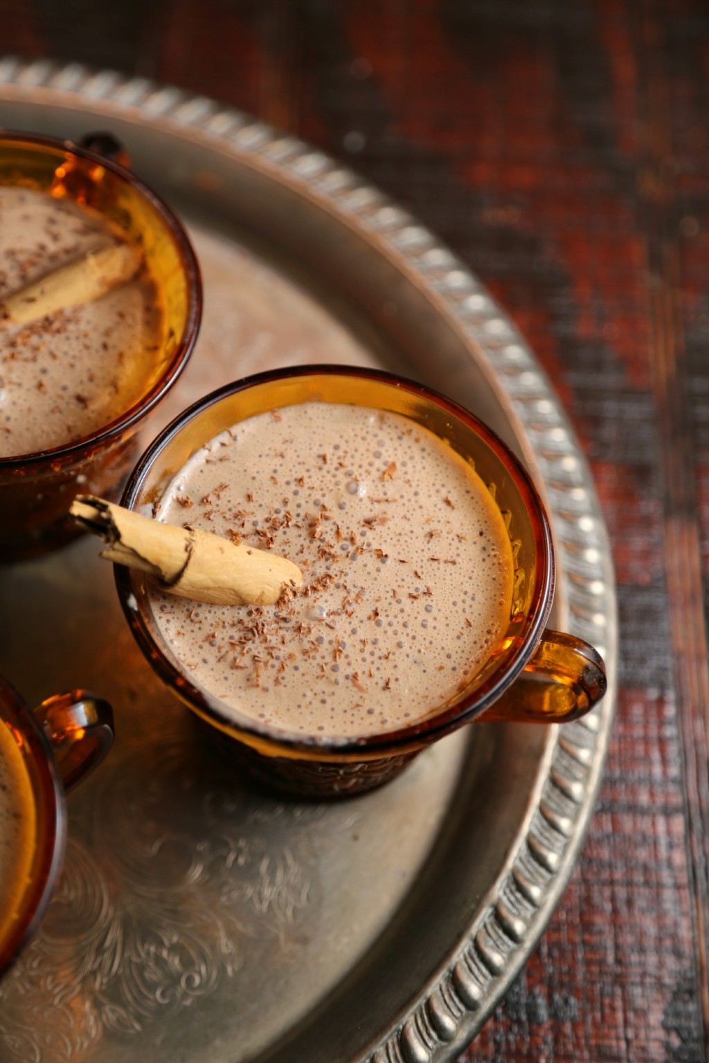 Chocolate Rompope - Mexican Eggnog - Sweet Life