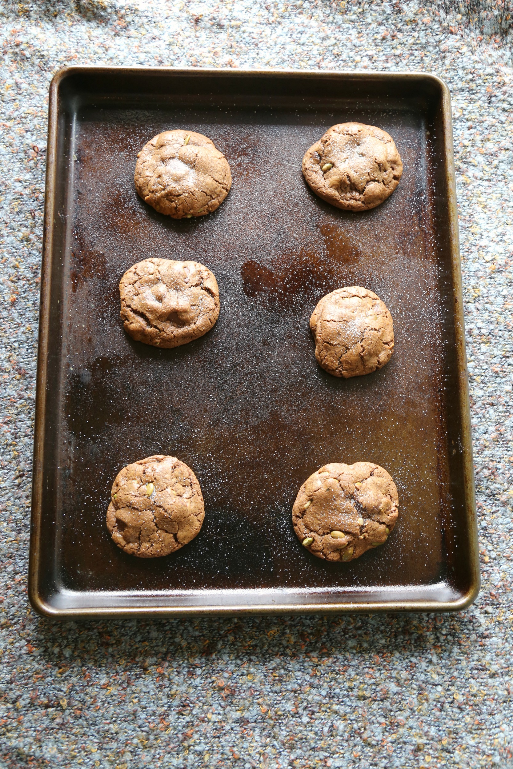 Chocolate Chunk–Pumpkin Seed Cookies - Sweet Life