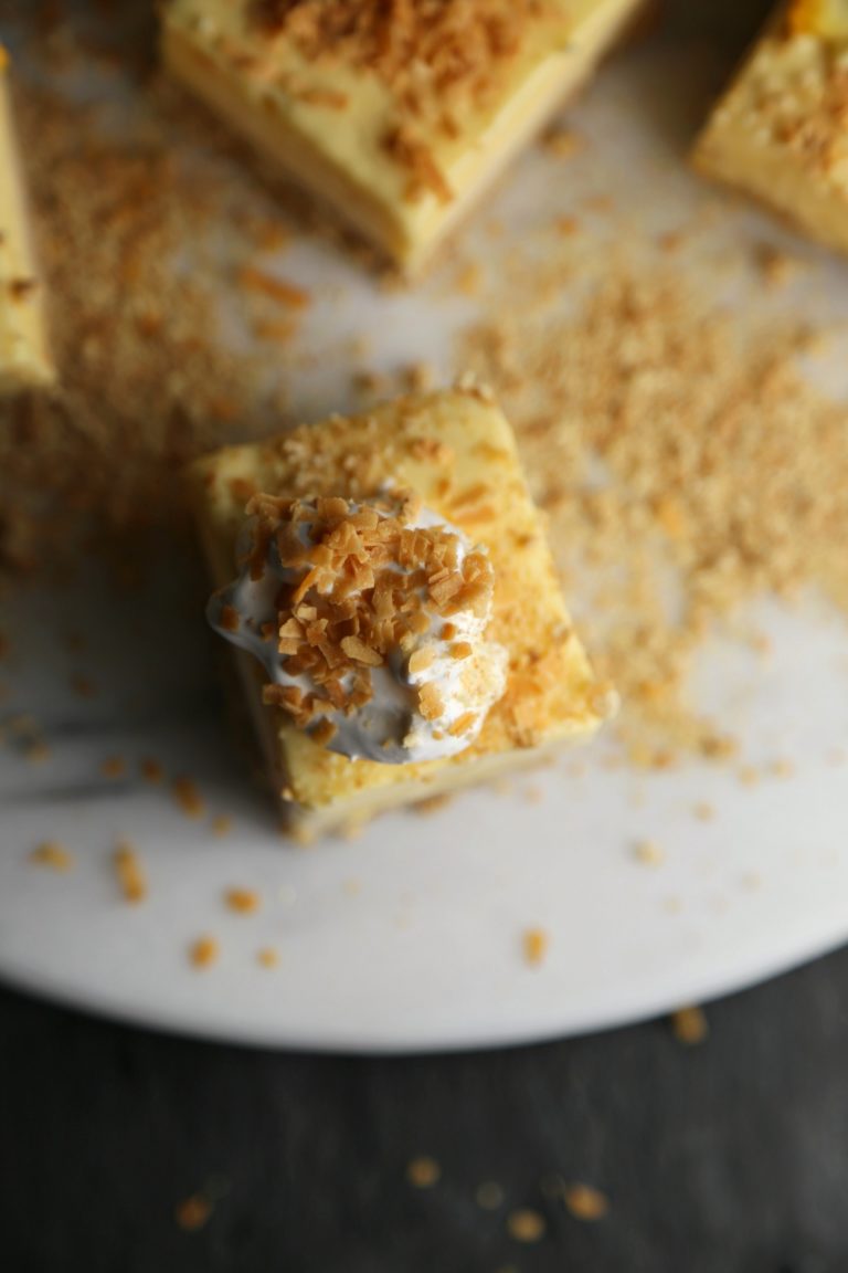 Coconut Orange Frozen Bars - Sweet Life