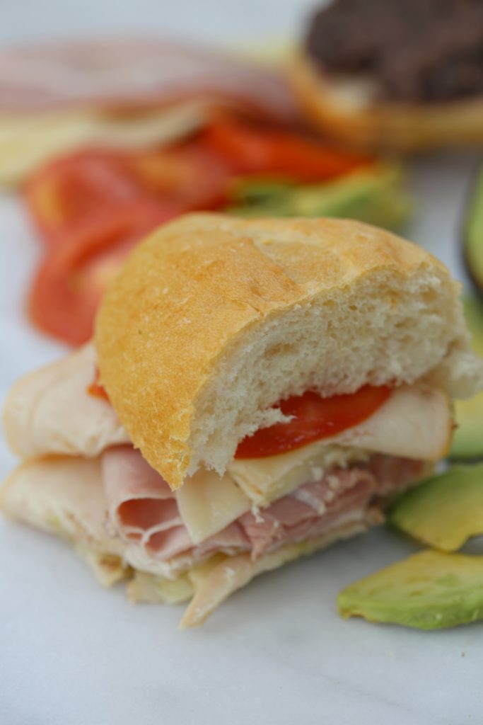Ham and Cheese Torta Sandwiches (Torta de Jamon y Queso) - Sweet Life