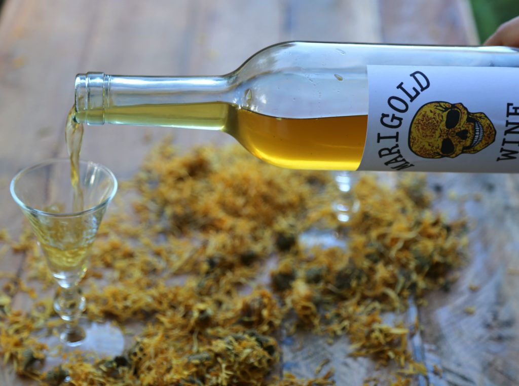 How to make Marigold Infused Wine - Sweet Life
