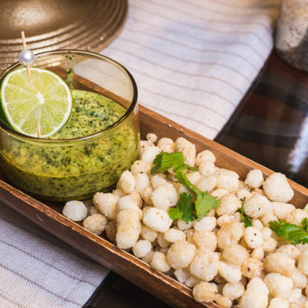 Hominy with Cilantro and Lime - Sweet Life