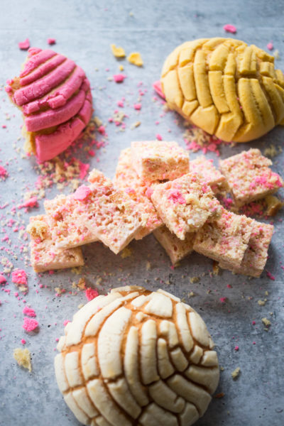 Concha Rice Krispie Treats - Sweet Life