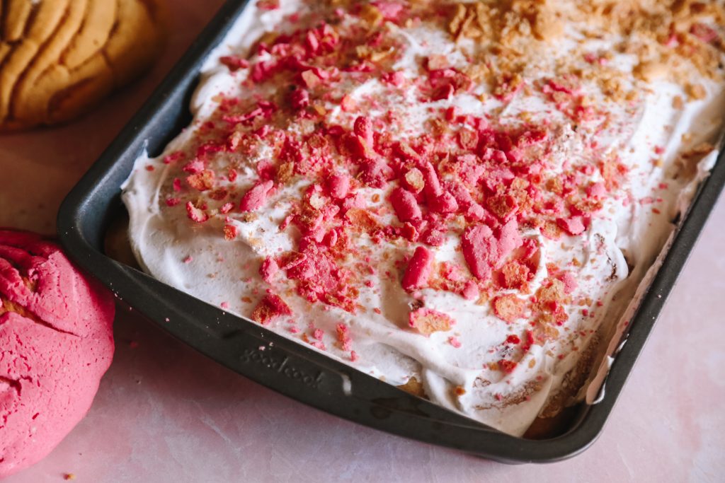 CONCHA TRES LECHES CAKE - Sweet Life