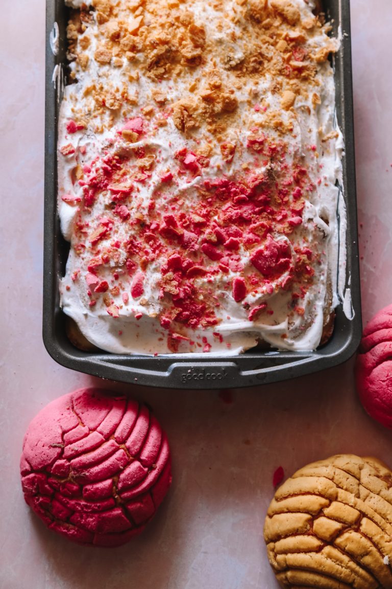 CONCHA TRES LECHES CAKE - Sweet Life