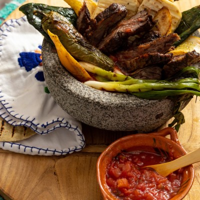 Beef Molcajete {with Veggies} Made on the Grill - Sweet Life