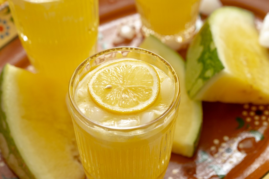 Yellow Watermelon Lemonade {made with Texas Watermelon} - Sweet Life