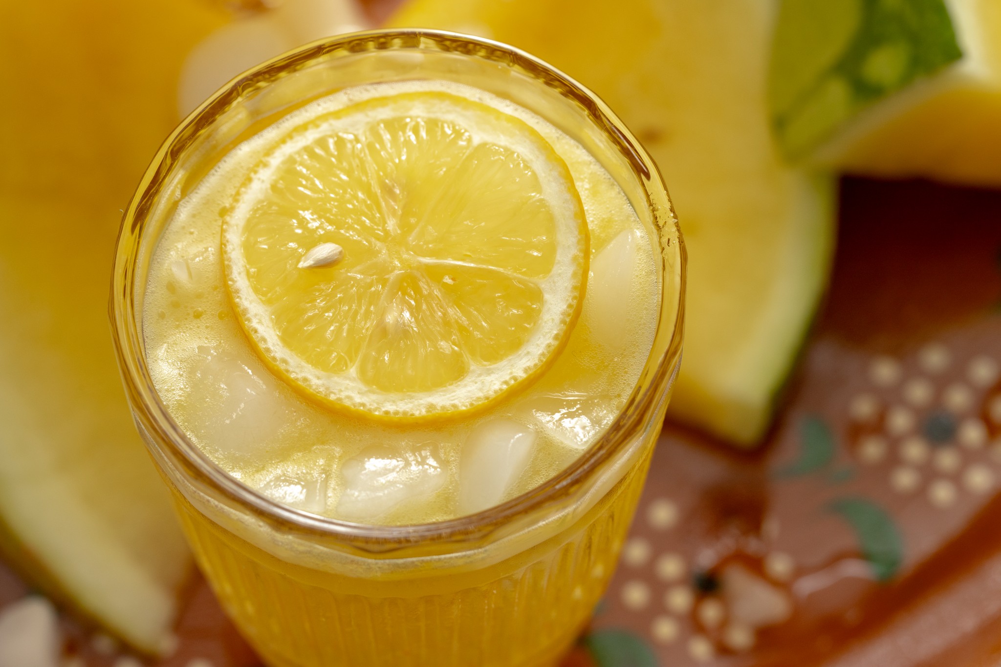 Yellow Watermelon Lemonade {made with Texas Watermelon} - Sweet Life
