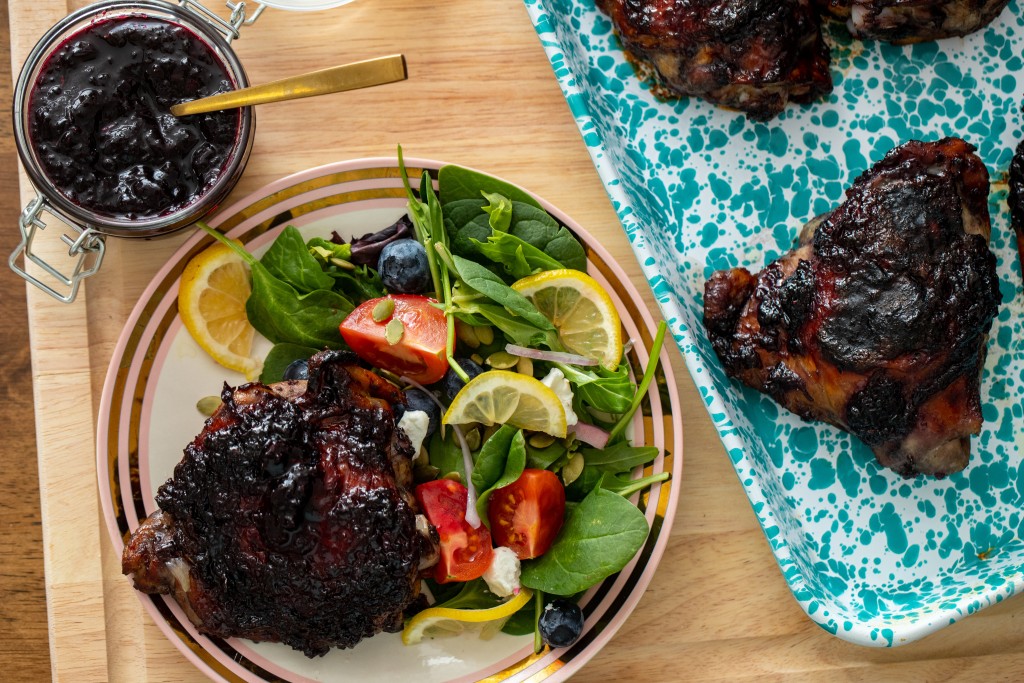 Blueberry Glazed Chicken - Sweet Life