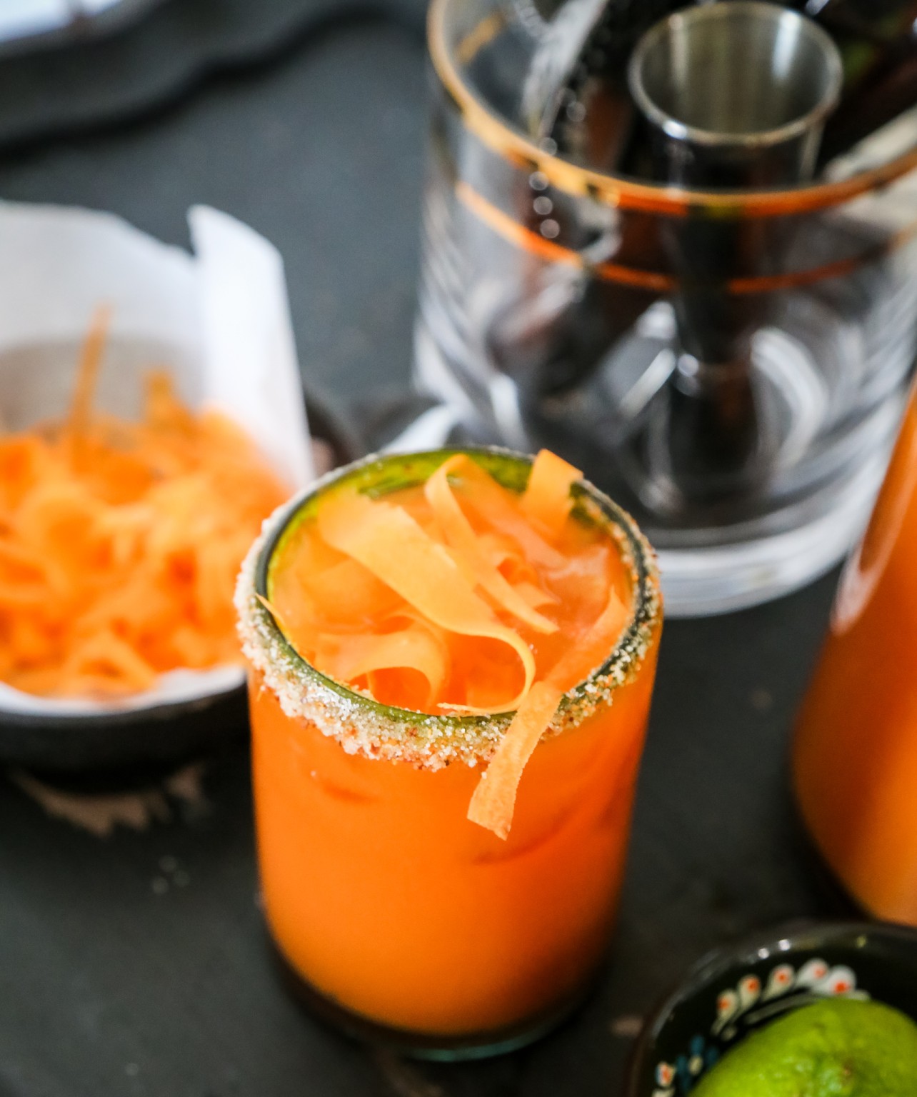 Pineapple Carrot Pitcher Margaritas - Sweet Life