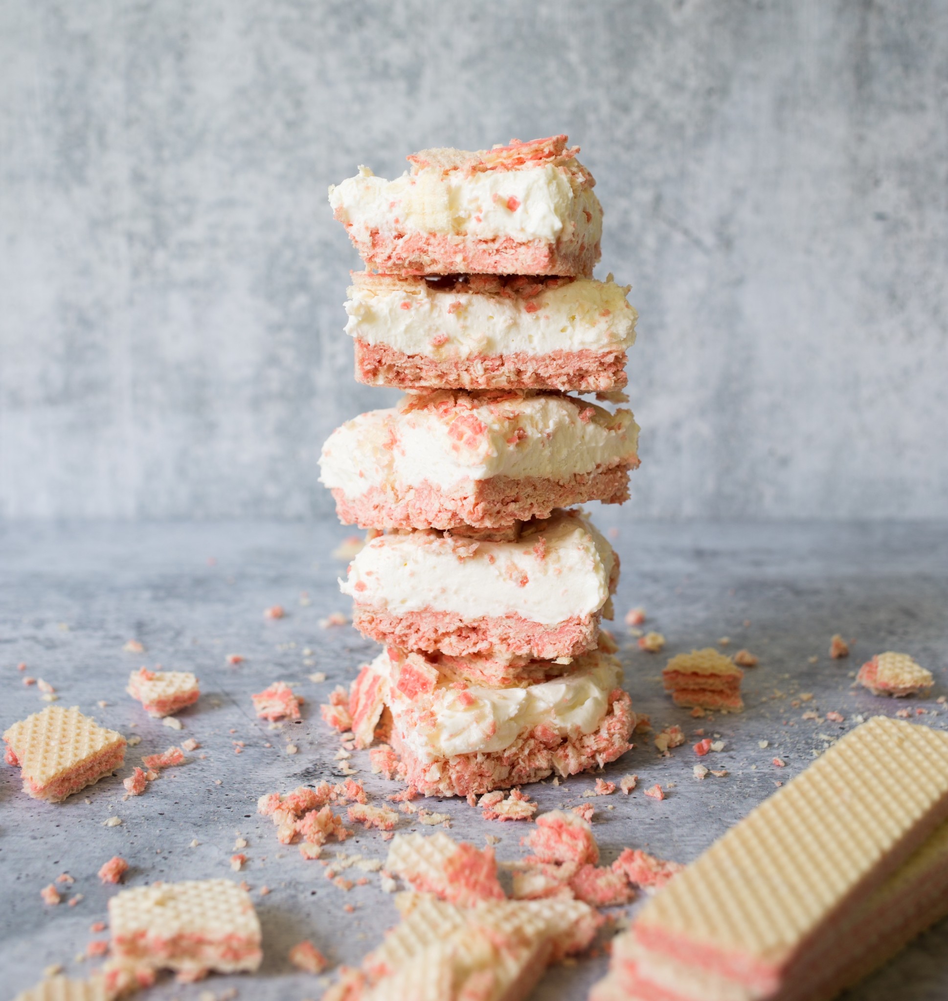 Mexican Sugar Wafers No Bake Cheesecake Bars - Sweet Life