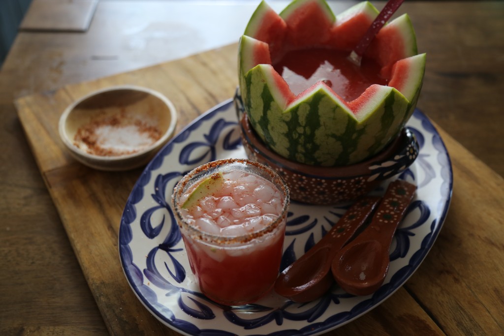 Watermelon Palomas {DIY Watermelon Punch Bowl} - Sweet Life