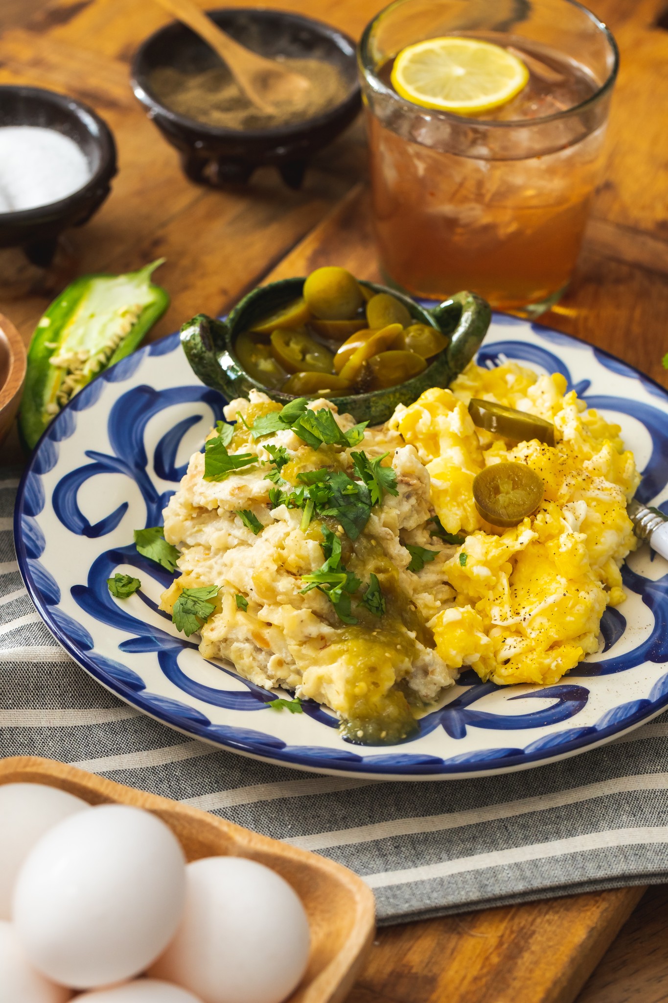 Salsa Verde Slow Cooker Hash Brown Casserole - Sweet Life