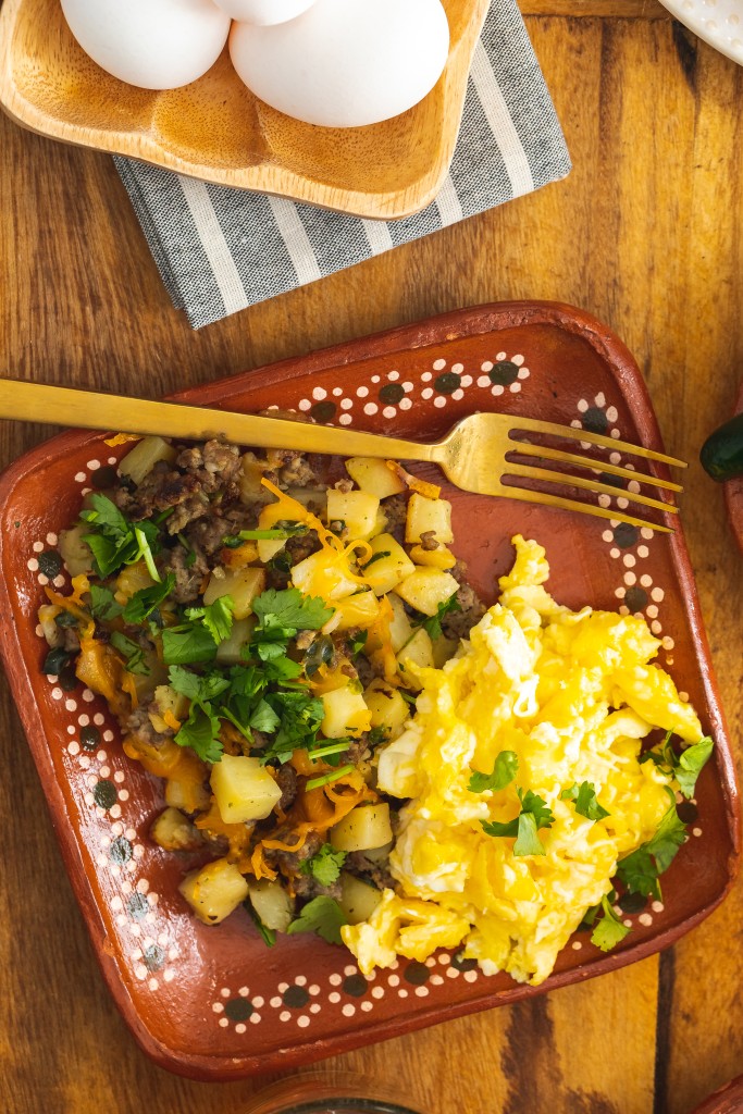Poblano Breakfast Scramble - Sweet Life