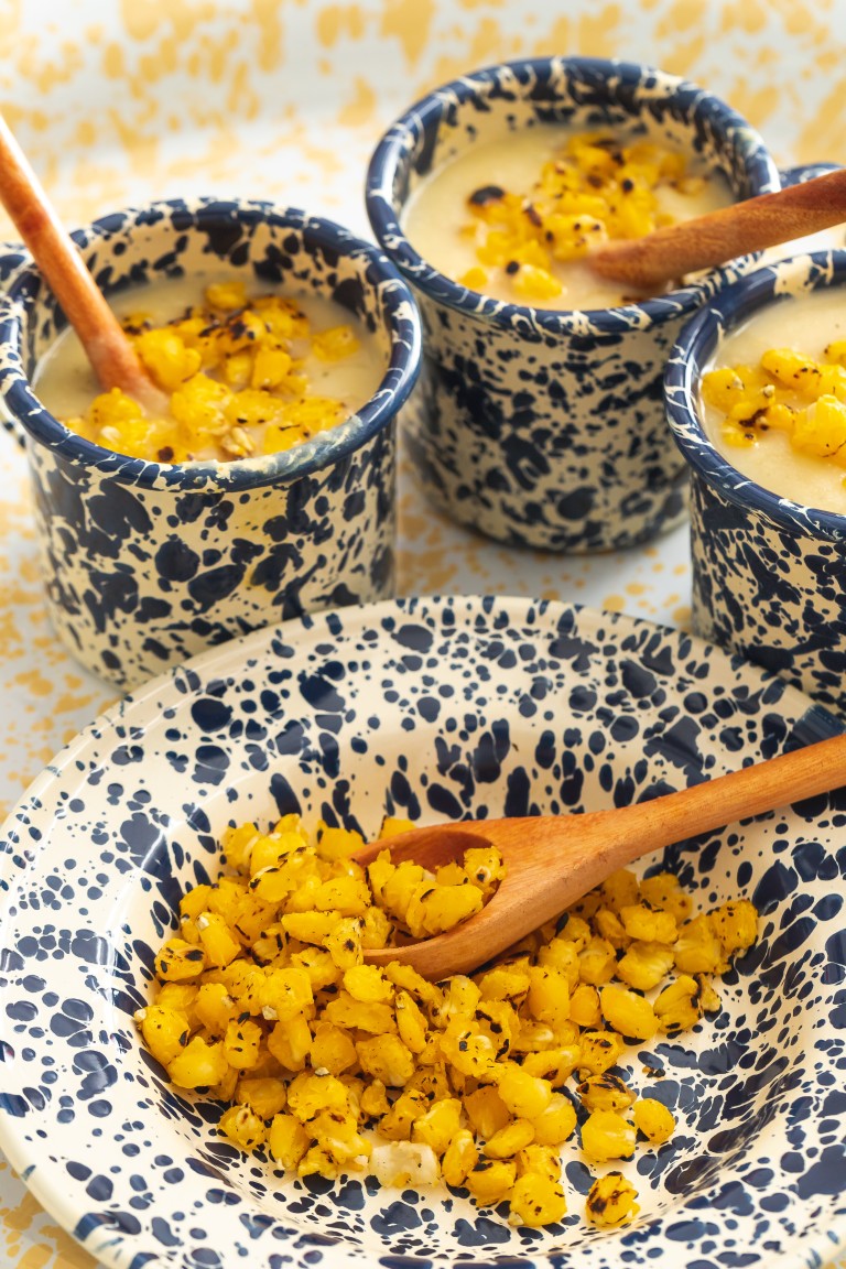 Creamy Cauliflower Hominy Soup - Sweet Life