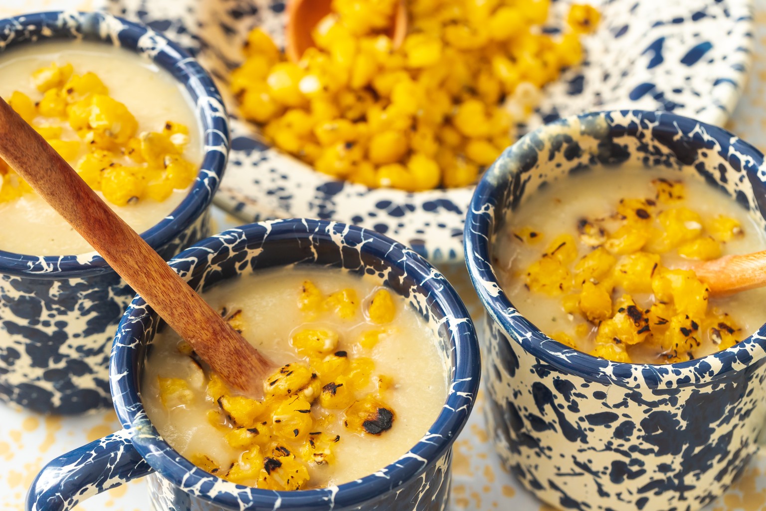 Creamy Cauliflower Hominy Soup - Sweet Life