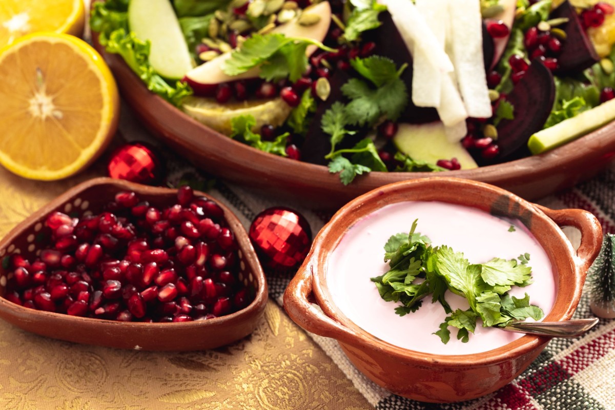 Mexican Christmas Eve Salad {Ensalada Noche Buena} - Sweet Life