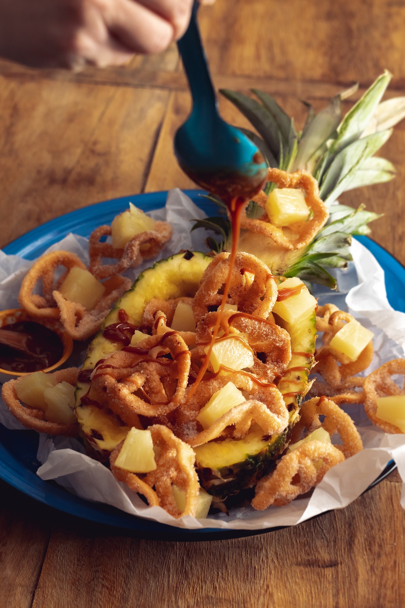 Duros with Pineapple and Dulce de Leche - Sweet Life