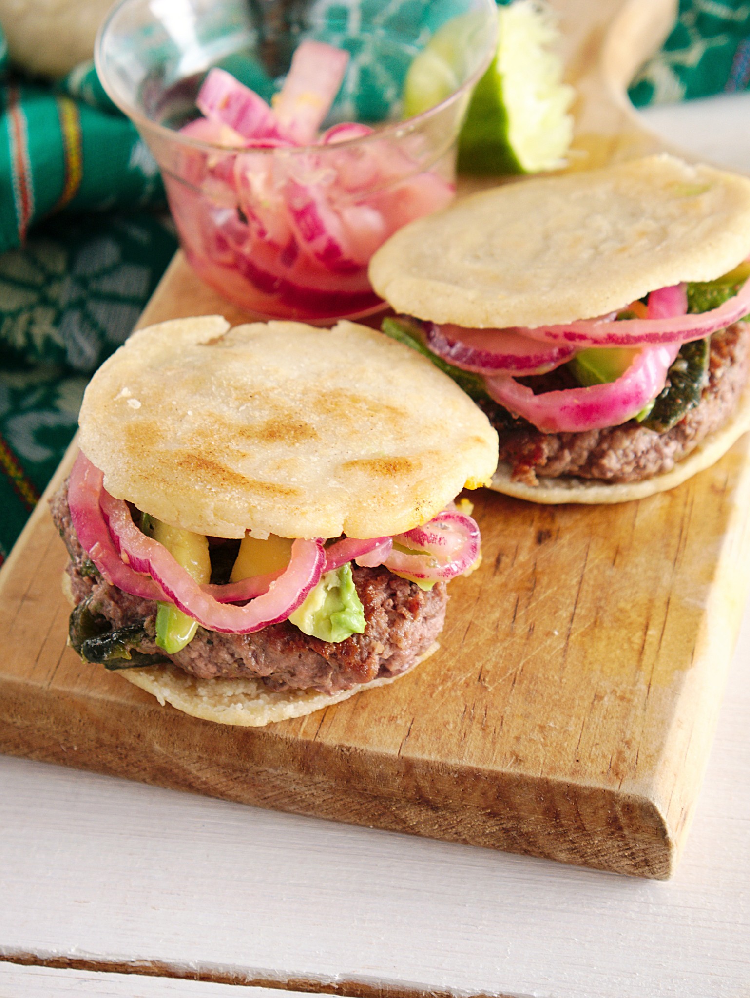 Poblano Gordita Burger - Sweet Life