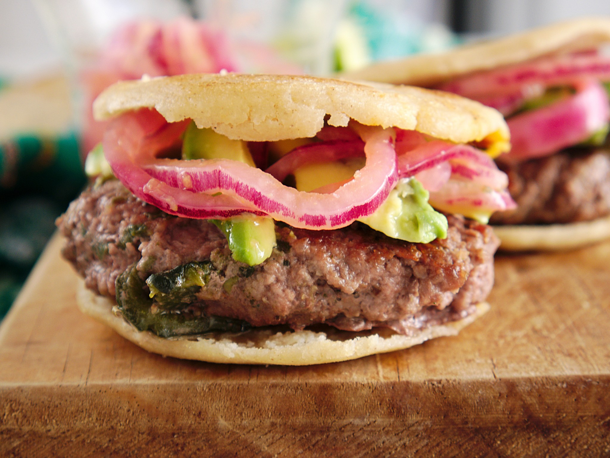 Poblano Gordita Burger - Sweet Life
