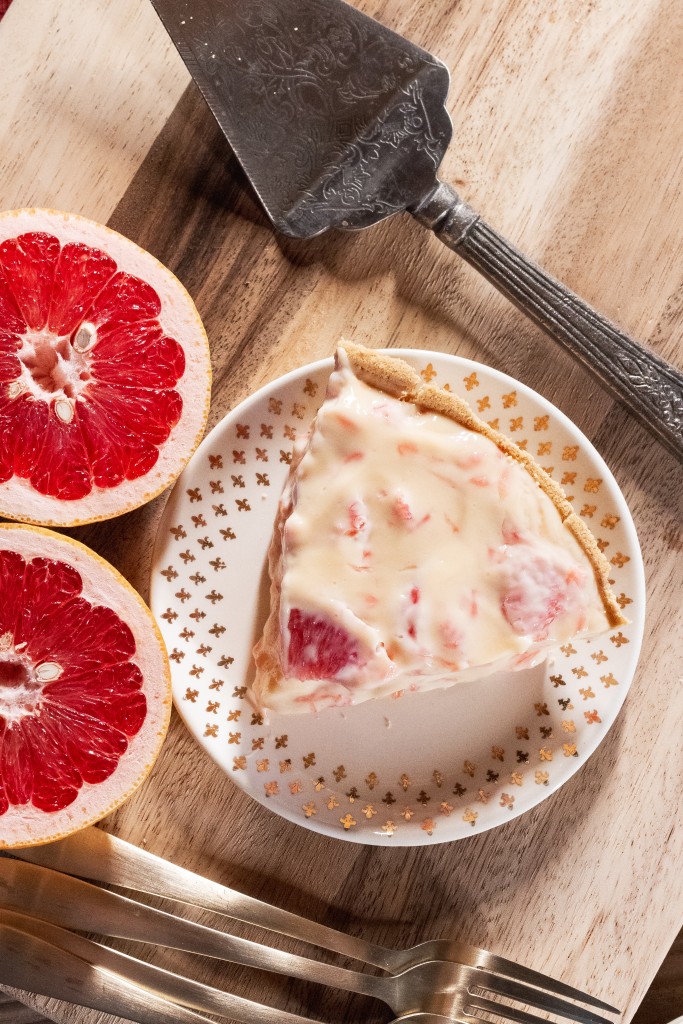 No Bake Grapefruit Pie - Sweet Life